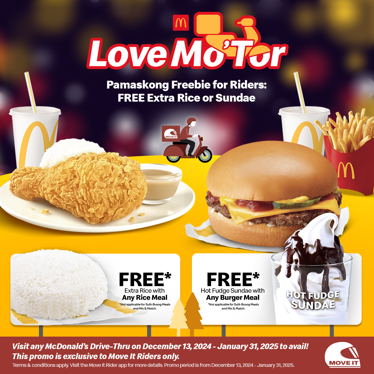 EXCLUSIVE MCDO FREEBIES FOR GRABFOOD RIDERS! - Move It